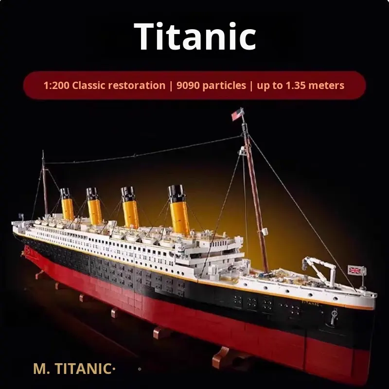 Wholesale Legoo Giant Titanic Assembly Large Ship Model Cross ...