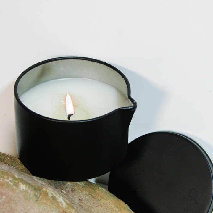 Massage Oil Candle Natural Soy Wax Scented Candle for Body Relaxation ...