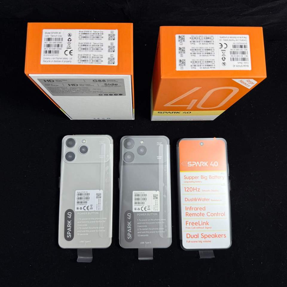 Newest Hot Spark 40 Android 4G 5G Smartphone Daul Sim Card Speaker ...