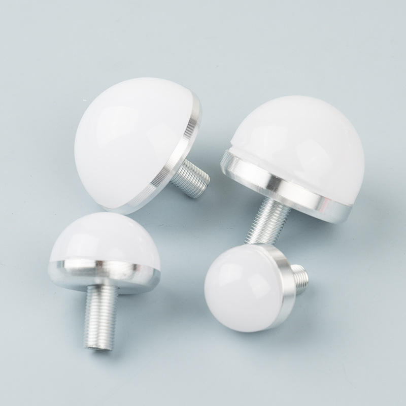 PC Lampshade with Hemispherical PVC Bulb Cover & Aluminum Base