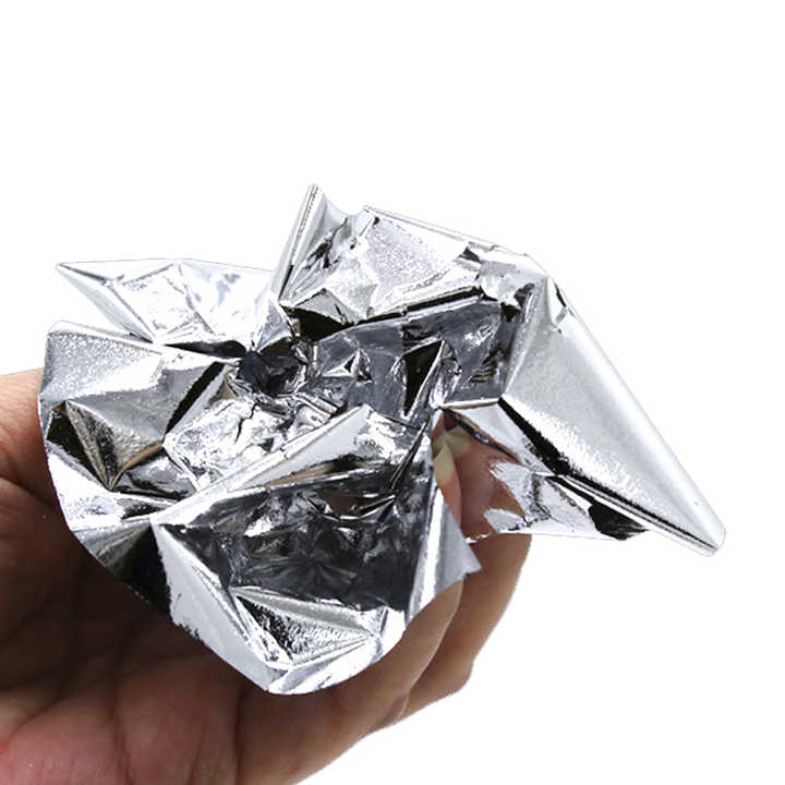 14*14cm 1000pcs a Pack Gilding Imitation Synthetic Silver Leaf Silver ...