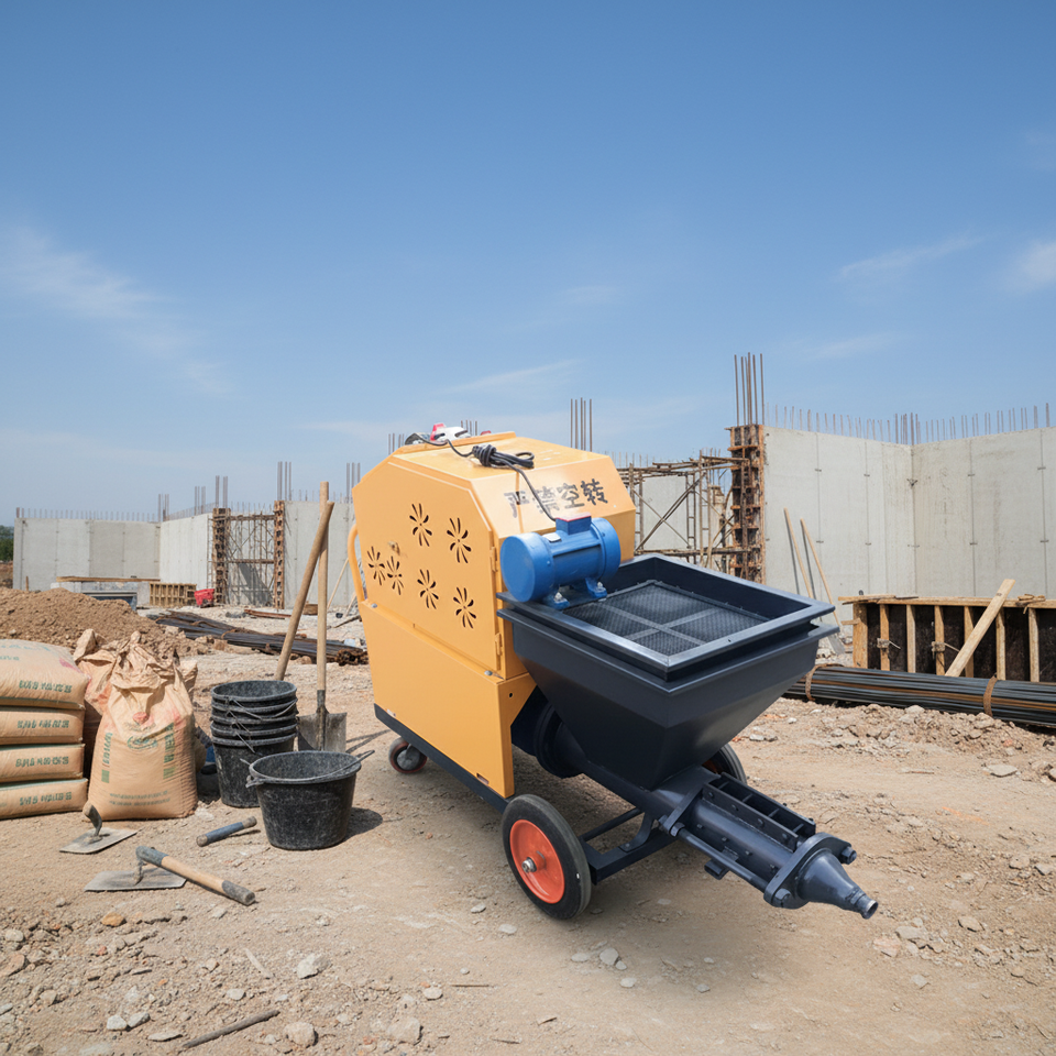 Streamline Your Projects with a Reliable Mortar Spraying Machine ...