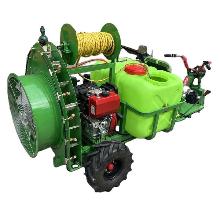 Three-wheeled self-propelled fan sprayer; Fruit tree spraying equipment ...