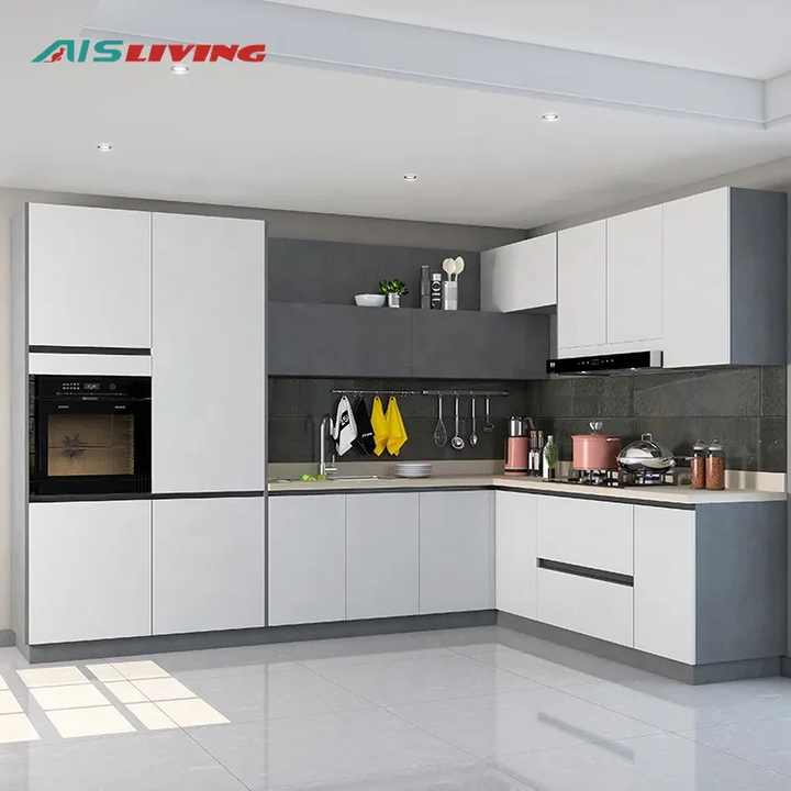 Ais Simple Kitchen Cabinet Modern Design Small Kitchen Cabinet White ...