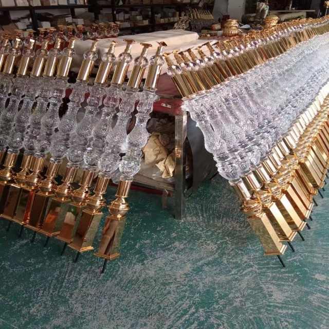 Modern Stair Step Pillar Acrylic Ball Crystal Acrylic Stair Baluster ...