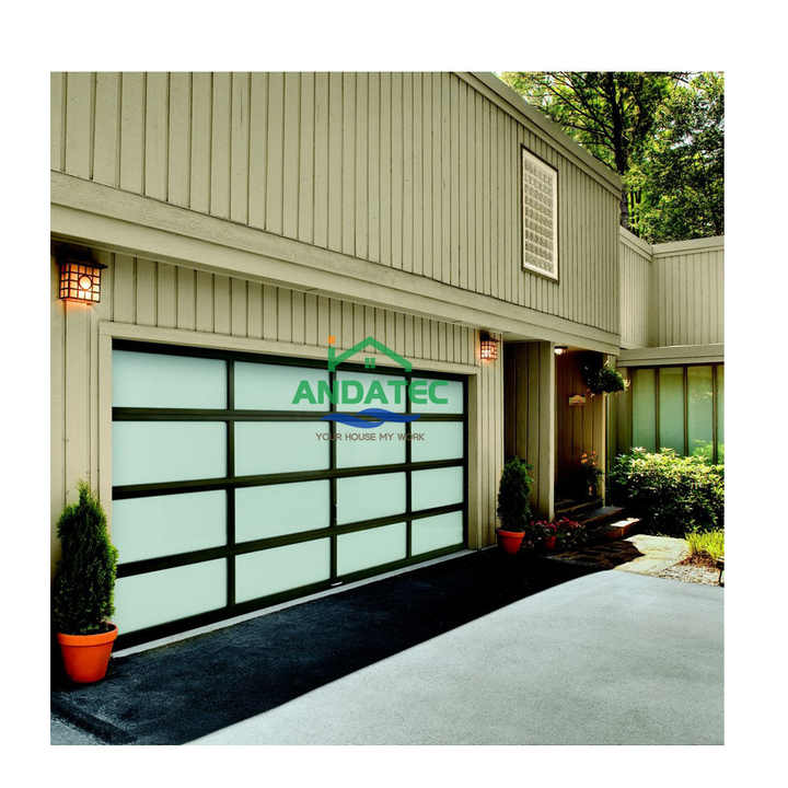 Anti-Theft Electric Glass Garage Door - Full View, OEM/ODM | Wholesale