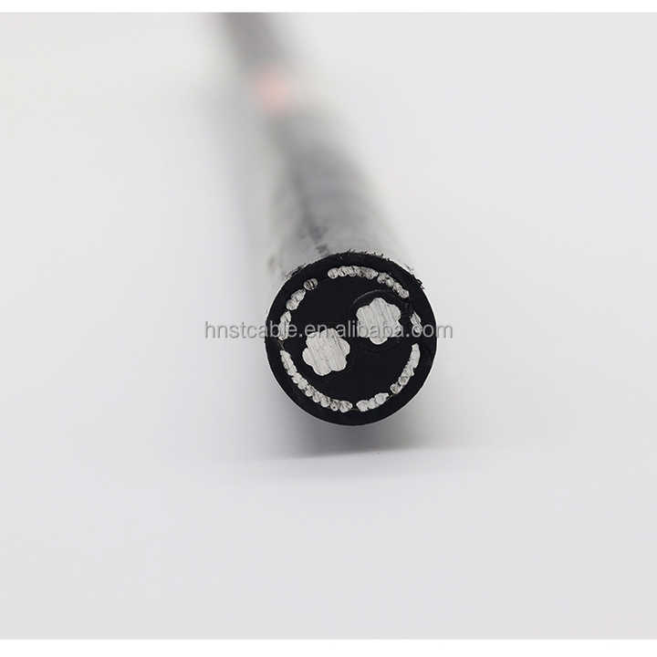 2x6AWG, 3x6AWG Aluminum 8000 Series Conductor XLPE/PVC Concentric Cable ...