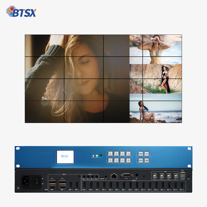 Multi-Screen Video Wall Solution 4K Video Wall Display Processor Video ...