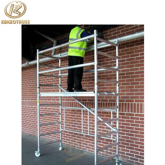 Aluminum Ladder Scaffolding Portable Mobile Scaffolding for Sale ...