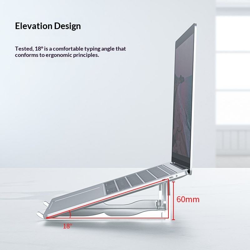 New OEM Aluminum Alloy Portable Folding Desktop Computer Stand with ...