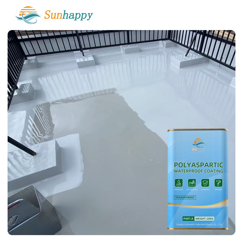 Easy Construction Polyaspartic 10kg Quick Curing Anti-Rust Waterproof ...