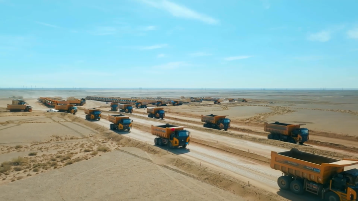 SANY SKT90S Automatic 60 Tons Mining Dump Truck Powerful Diesel Mining ...