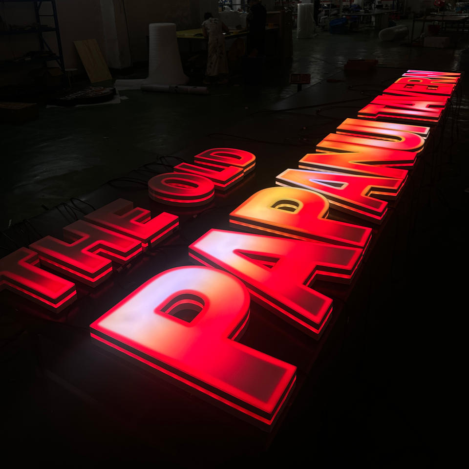 3d Sign Board Letter Outdoor Led Lighted Sign Rgb Channel Letter ...