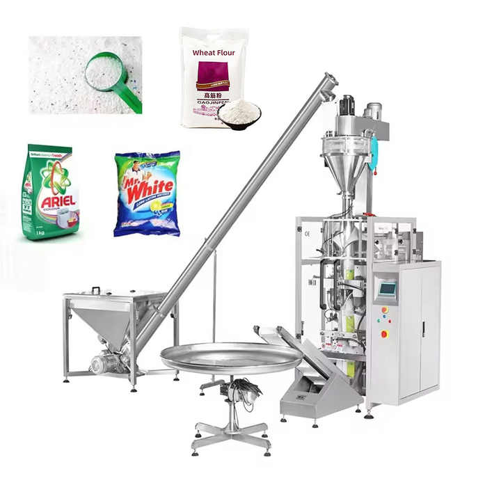 Fully Automatic Washing Powder Packing Machine Wheat Flour Filling ...