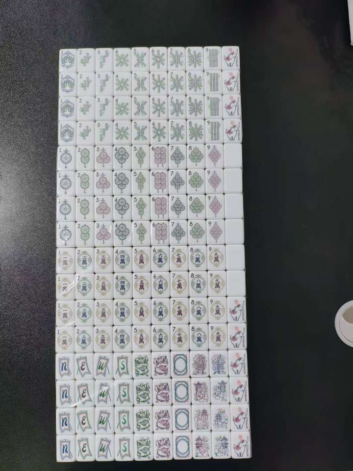 Custom American Crystal Luxury Mahjong Tiles for 4 Players Durable ...