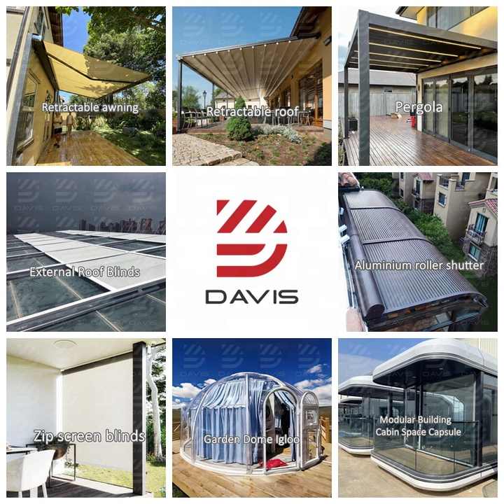 Outdoor Retractable Awning Garden Balcony Custom Awning Canopy Metal ...