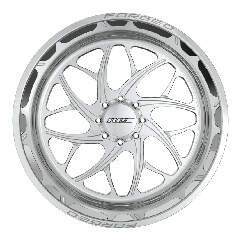 Custom Polished Dually Forged Wheels - Deep Concave Rims