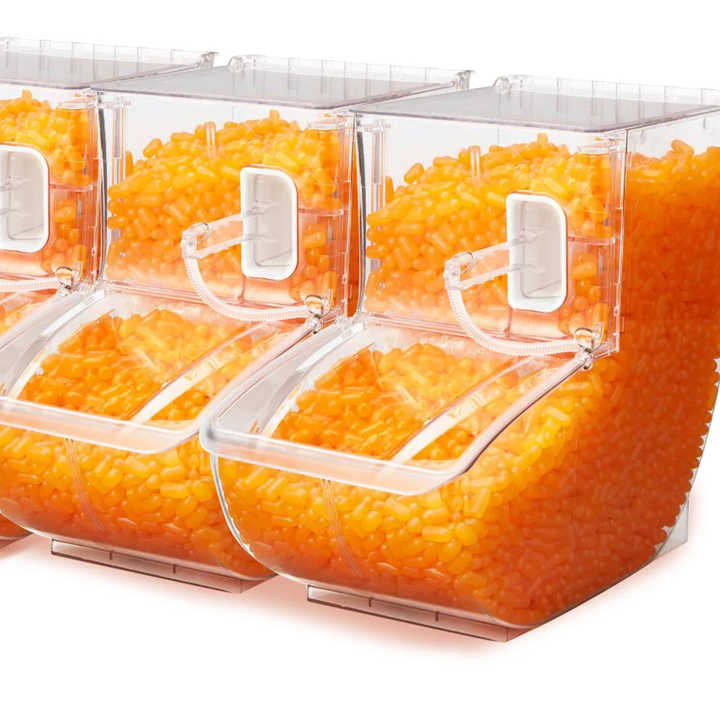 Wall Candy Dispenser - 13L Grain Nuts Container for Supermarket