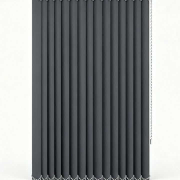 Fire Retardant Electric Built-In Patio Door Vertical Blinds Remote ...