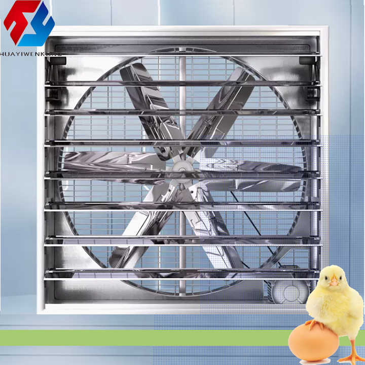 50" Industrial Wall Mounted Box Extractor Fan - 55000m³/h