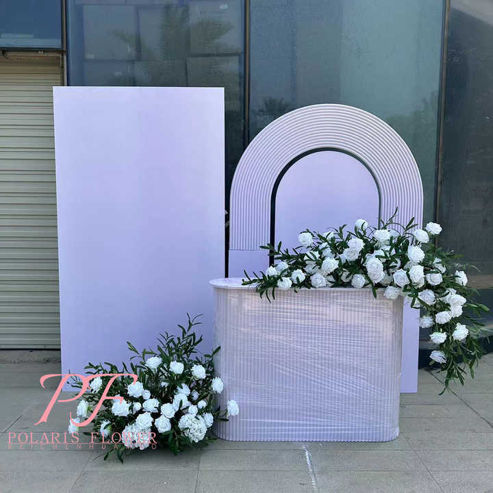 Wedding Event Display - Acrylic PVC Backdrop Stand Arch