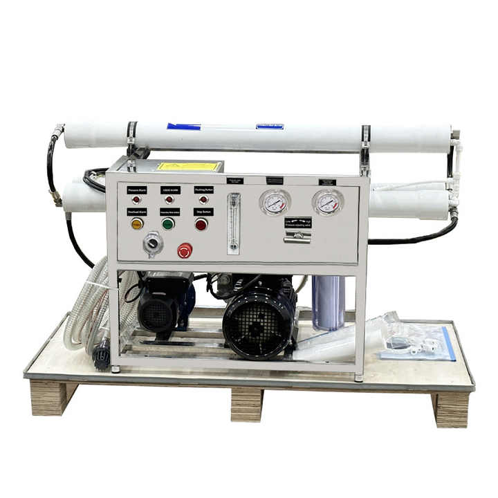 Stainless Steel Reverse Osmosis Pure Water System Seawater Desalination ...