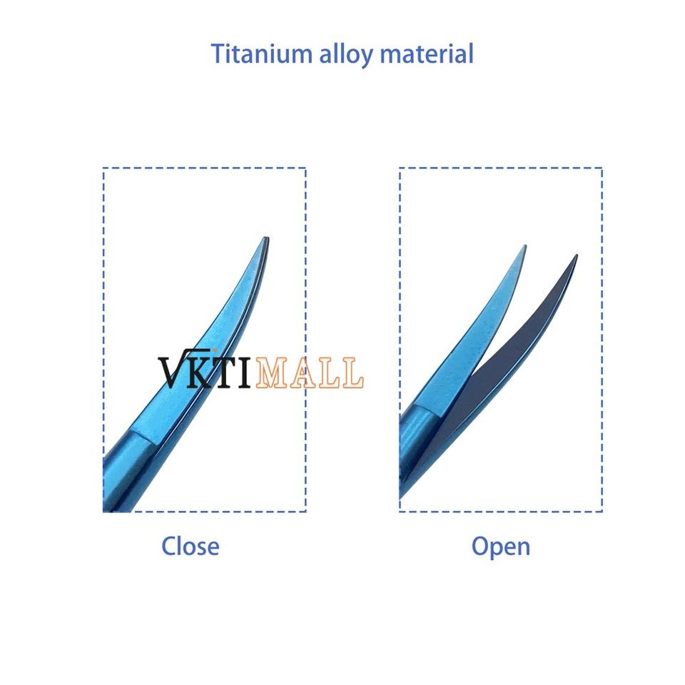 Ophthalmic Castroviejo Corneal Scissors Curved Blunt Tip Ophthalmic ...
