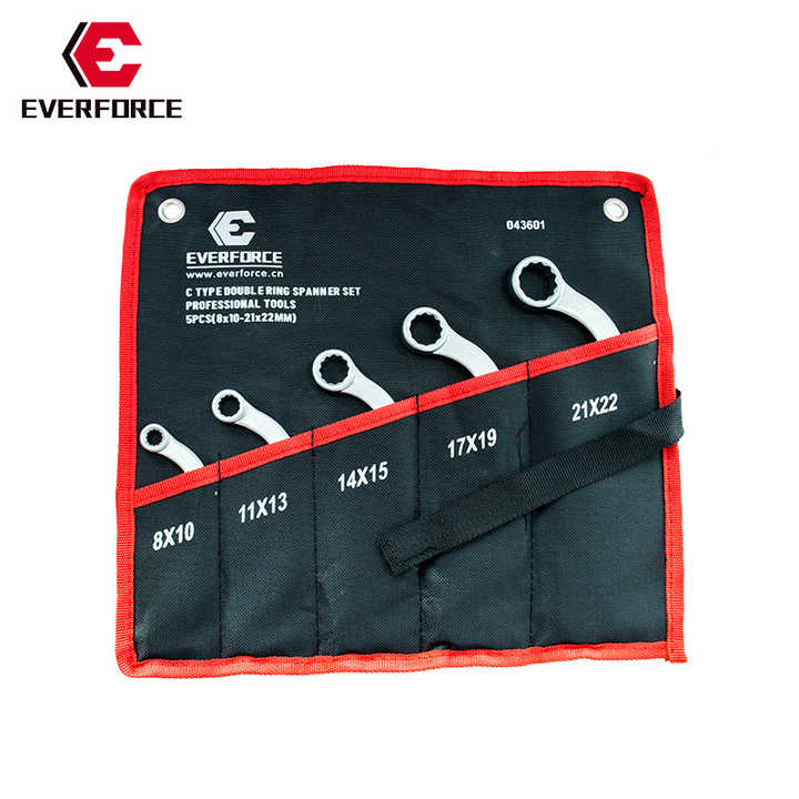 5PCS C Wrench Set Hand Tool Kits Steel Handles Polishing Tool for Car ...