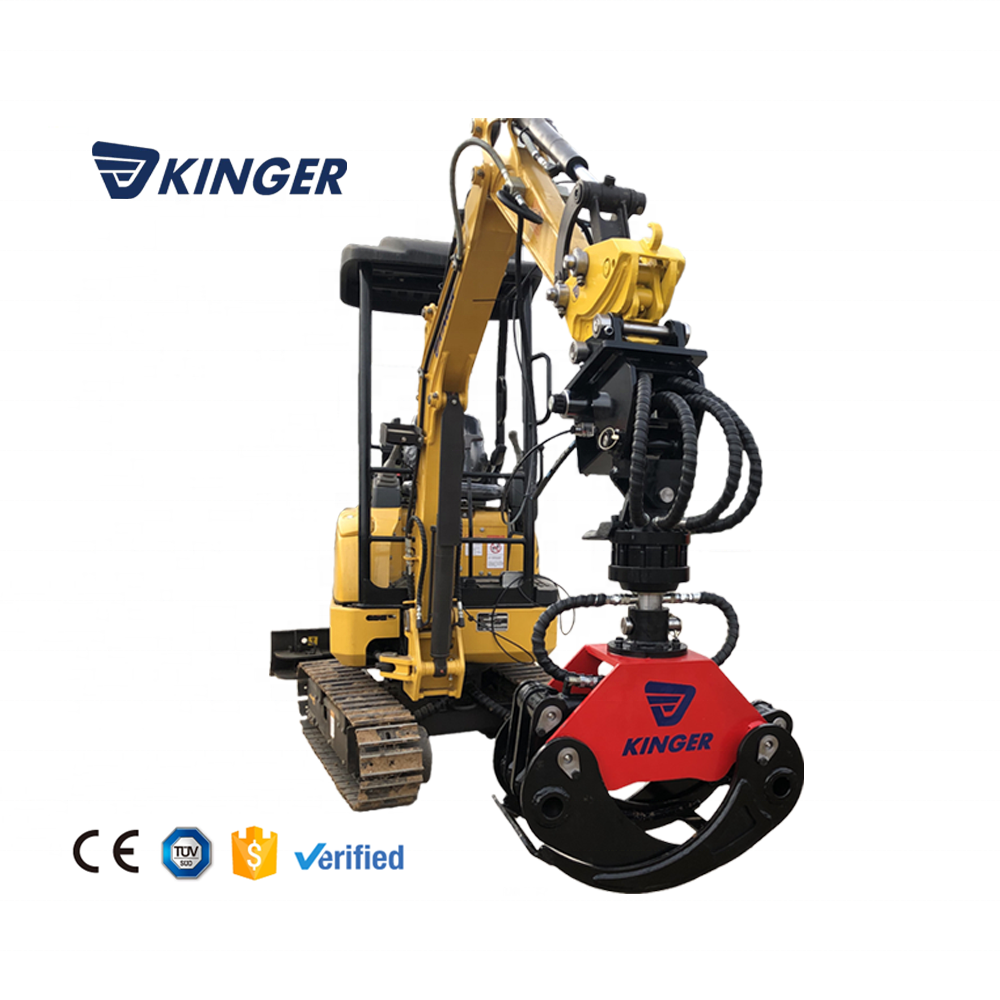 Efficient Handling Solutions with Versatile rotating timber grapple Systems