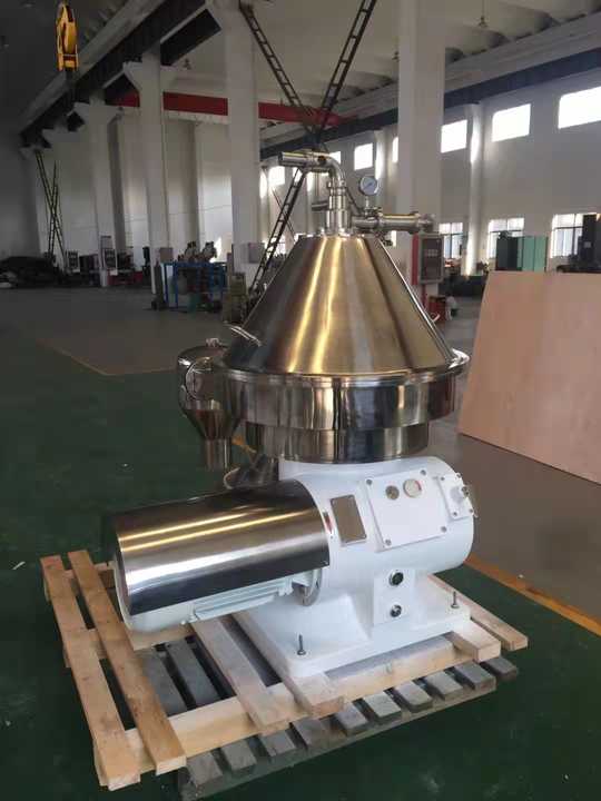 Factory Dairy Clarifier 3 Phase Centrifuge Disc Stack Milk Skimmer Fat ...