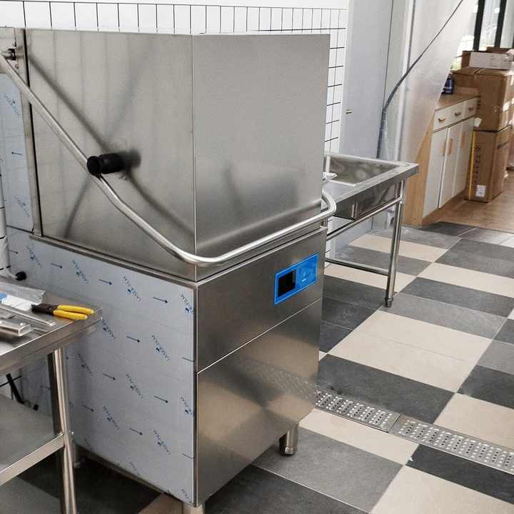 Commercial Smart Hood Type Dishwasher Machine High Temperature ...