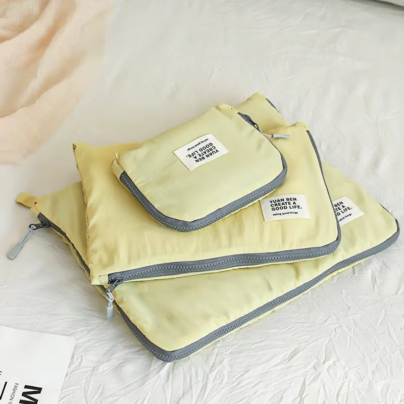 Compression Packing Cubes for Travel-Polyester Zipper Luggage and ...
