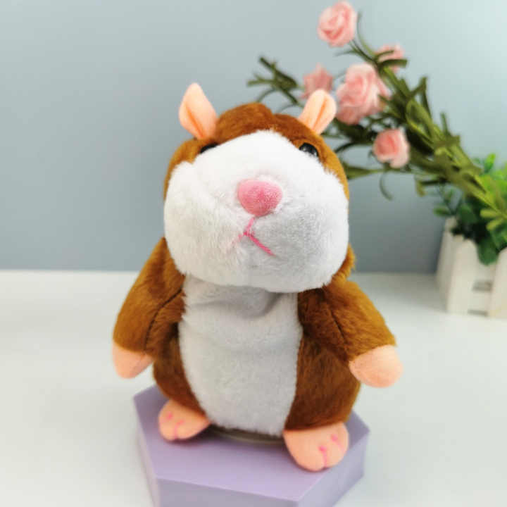 Wholesale Talking Hamster Plush Toy Children Gift Interactive Stuffed ...