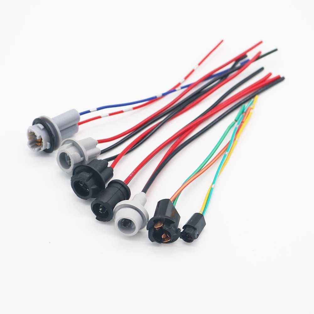 Light Bulb Socket Adapter Mua T10 W5W 194 LED Bulbs Sockets Pre-wired ...