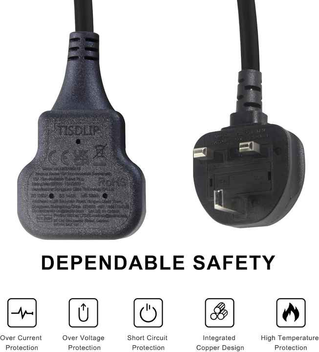 13A 3 PIN Plug UK Singapore Malaysia Saudi GCC Outdoor Camping Party ...