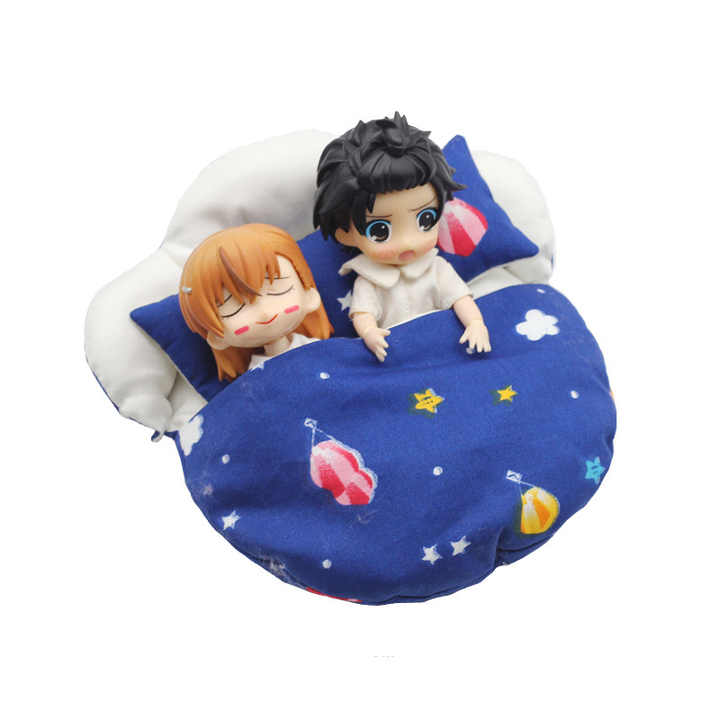 labubu mini simulation bed Pendant Labubu DOD Solid 1/12 Round baby bed ...