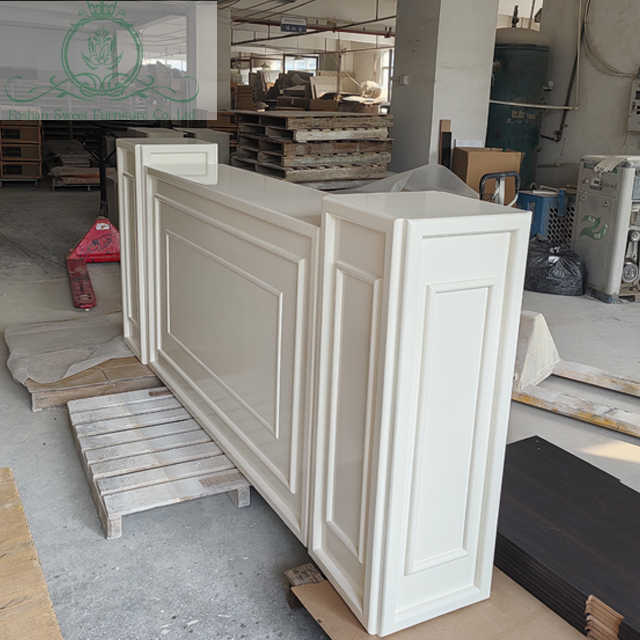 Elegant Custom White Modern Wood Bar Height Table Designs