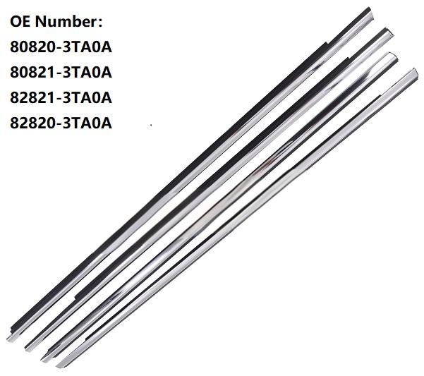 Motoforti Weatherstrip Window Seal Window Trim Seal Belt for Nissan ...