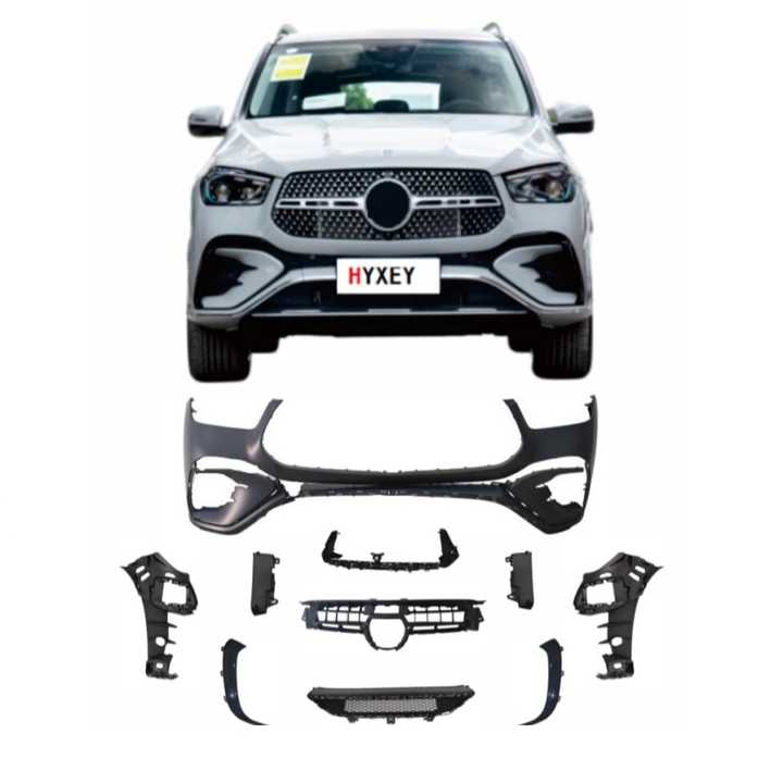 Mercedes Benz GLE Front Bumper Assy 2020-2024 Upgrades & Easy ...