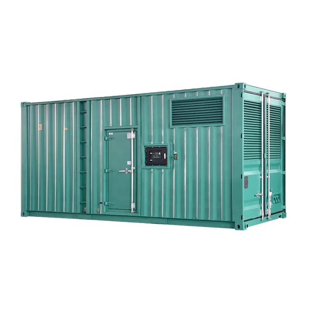 LETON 1500kva 40 Feet Container Silent Generator 1200kw Canopy ...
