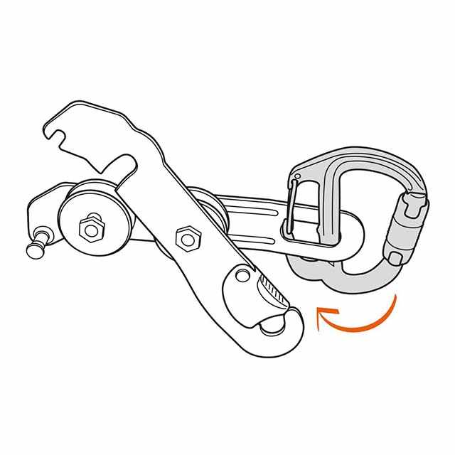 PETZL FREINO Z Automatic Locking Buckle with Friction Hook Outdoor ...