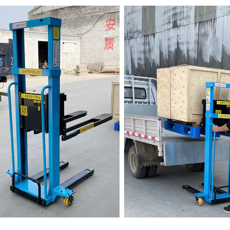 500KG 1000KG self-loading forklift electric stacker Products from Hebei ...