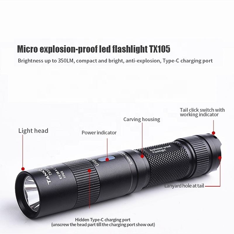 Tank007 Factory Fireman Flashlight LED Headlight Camping Explosion ...