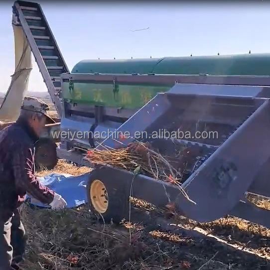 Diesel-powered Fully Automatic Chili Harvester Chili Pepper Picking ...
