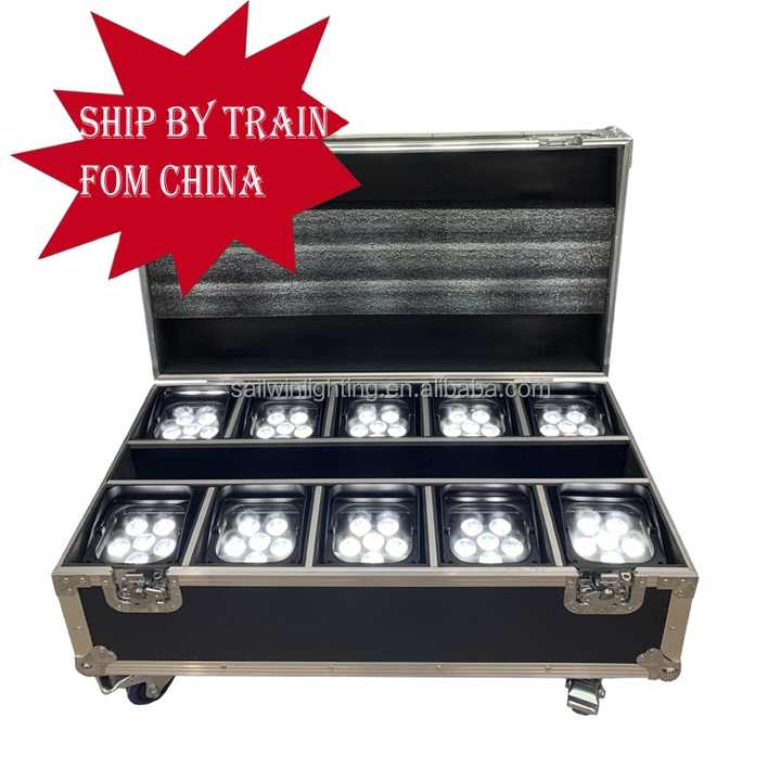 Sailwin 10in1 Charging Flight Case for LED Stage Par Lights