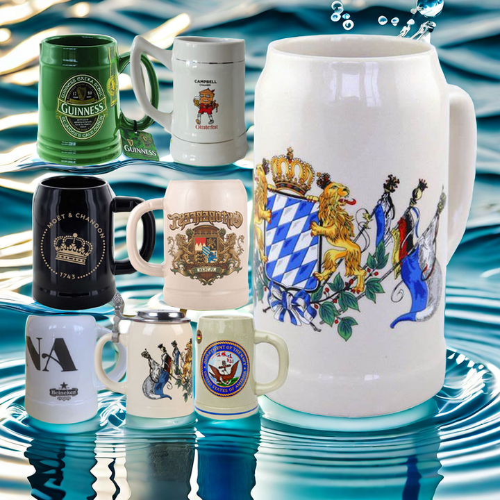 Oktoberfest Custom Ceramic Sublimation Beer Mug - Funny Vintage