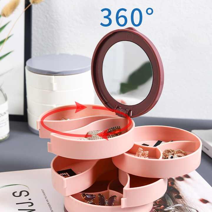 360 Rotating Organizer - Ideal Cosmetics & Jewelry Storage