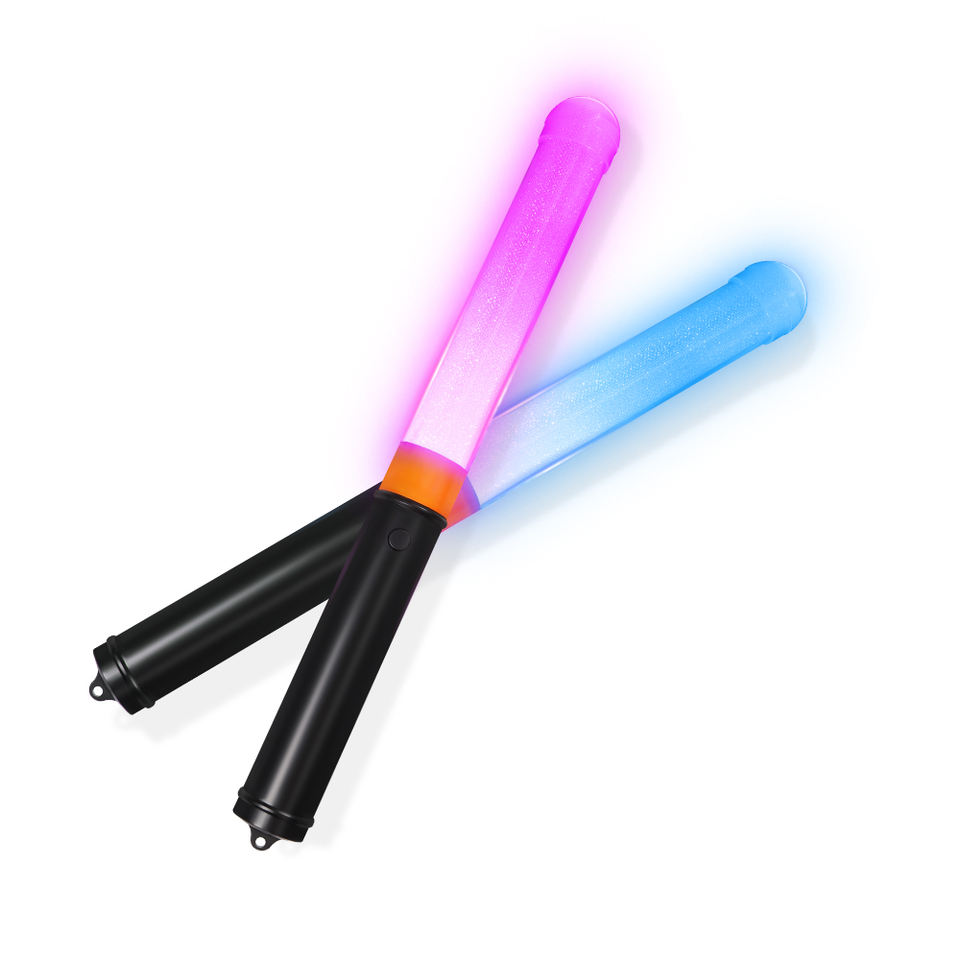 Concert Party LED Light Stick Bright Flashlight Glow Stick Programmable ...