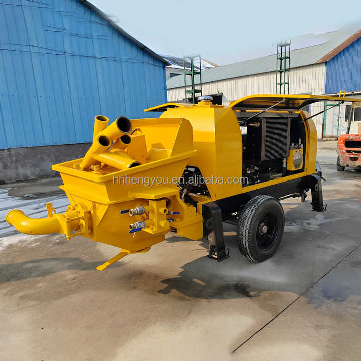 High Efficiency Diesel Concrete Pump - Portable & Customizable