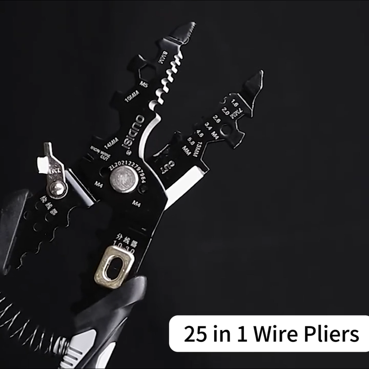 25 in 1 Multifunctional Cutting Stripper Crimping Wire Tool